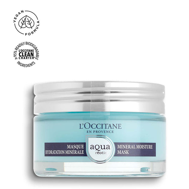 Source Réotier | L'Occitane – Etiquetado "Textura_Gel-Crema"